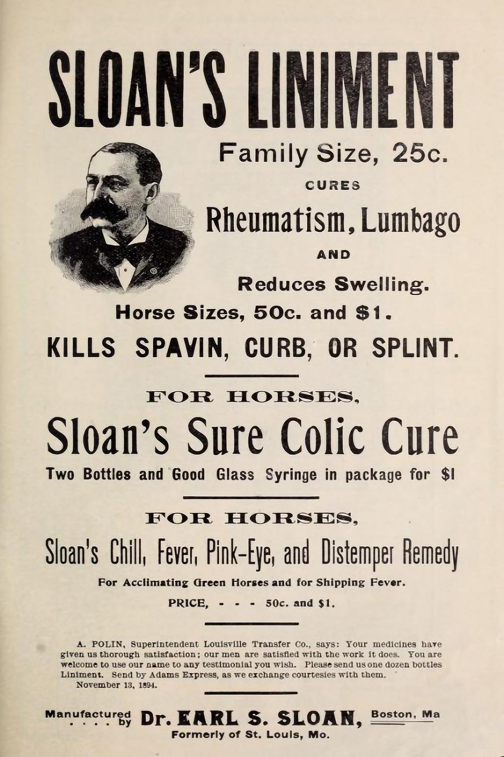 Sloan’s Liniment